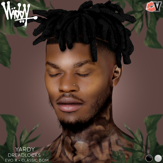 Second Life Marketplace - Vladdy // "Yardy" Dreadlocks (Fatpack) (EVO X ...