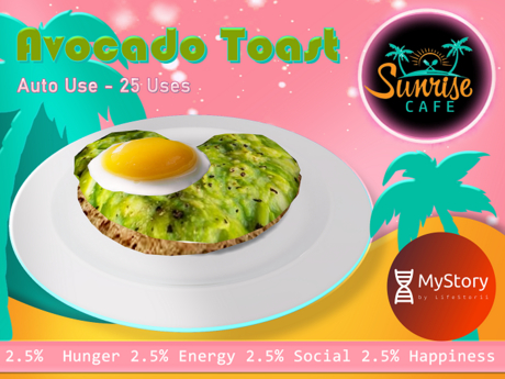 Second Life Marketplace - MyStory Avocado Toast