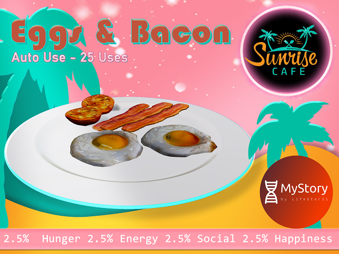 Second Life Marketplace - MyStory Eggs & Bacon
