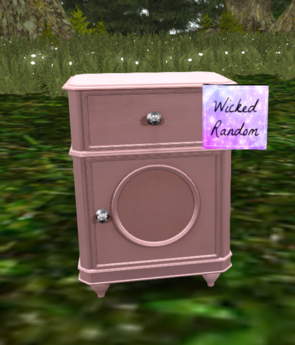 Second Life Marketplace - ISPACHI [Florian] Bedside Locker Basic [Pink]