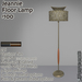 Second Life Marketplace - % Jeannie Floor Lamp (tan) *MESH*