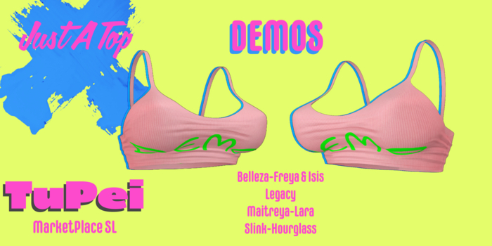Second Life Marketplace - TuPei Just A Top - DEMOS