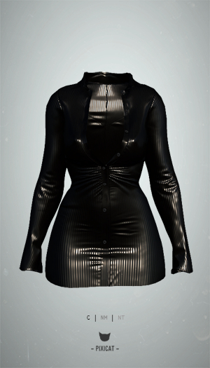 Second Life Marketplace - -Pixicat- Cara Dress (Latex)