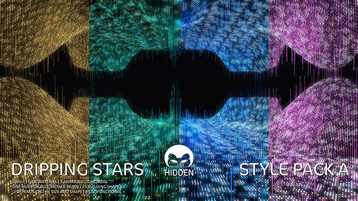 Second Life Marketplace - HIDDEN :: Dripping Stars :: Style Pack A