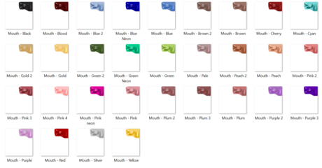 Second Life Marketplace - [AC] RUF Mouth Textures BOM v2