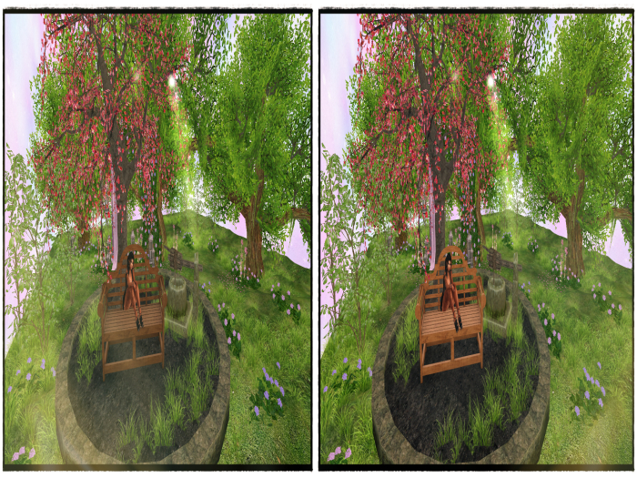 Second Life Marketplace - Garden Bench Fatpack ( Cuddle / Slow Dance )