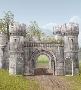 Second Life Marketplace - ionic : Monzie Castle Gate House