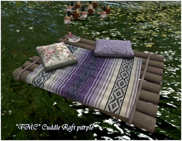 Second Life Marketplace - ~TMC~ Cuddle Raft purple
