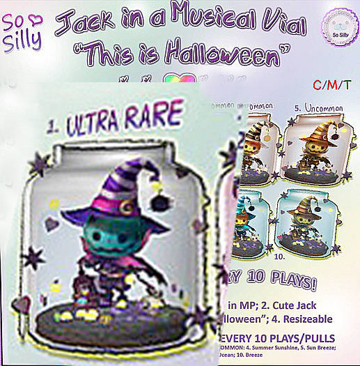Second Life Marketplace - So Silly Jack in a Vial - Halloween Night ...