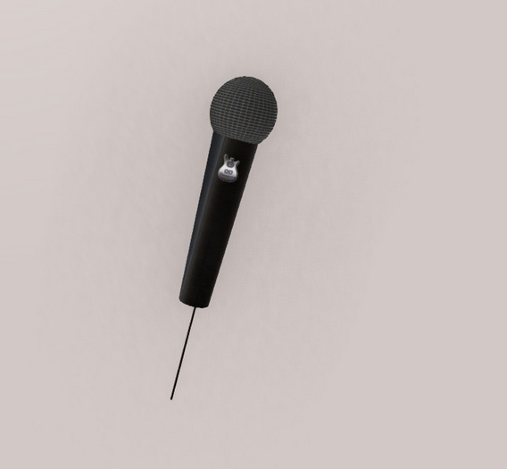 Second Life Marketplace - microphone in hand
