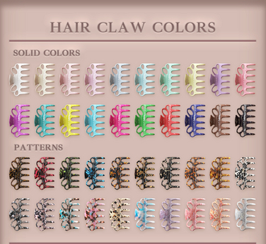 Second Life Marketplace - RAMA.SALON - Jewel Hair 'Colorful Pack'