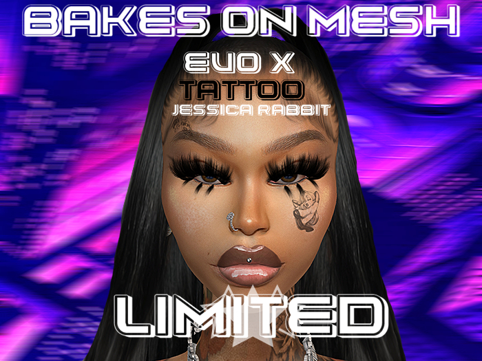 Second Life Marketplace - !L! Jessica Rabbit Face Tattoo