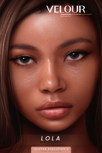 Second Life Marketplace - VELOUR: "LOLA" SKIN for EVO X (PRALINE)