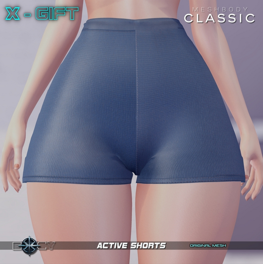Second Life Marketplace X Active Shorts T