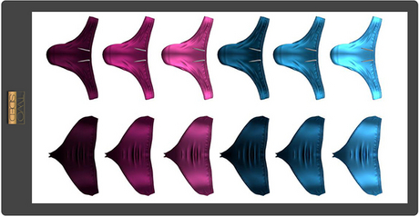 Second Life Marketplace - Silky Speedo Shark Blue TwoSided