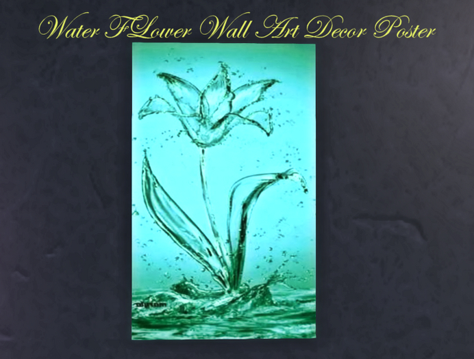 Second Life Marketplace - Bunny's Animated Gif- Water Flower-full perm ...