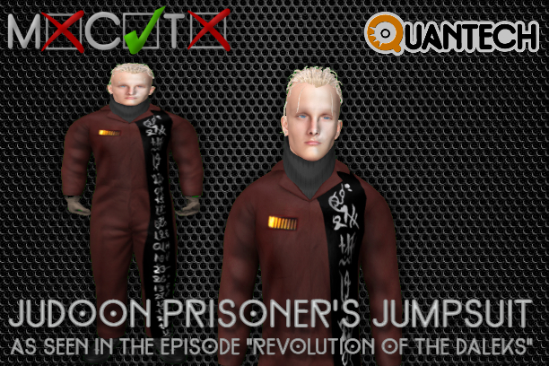 Second Life Marketplace - [QUANTECH] Judoon Prisoner's Jumpsuit