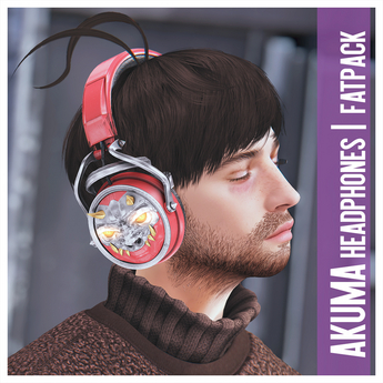 Second Life Marketplace - [KuddelMuddel] Akuma Headphones / Fatpack