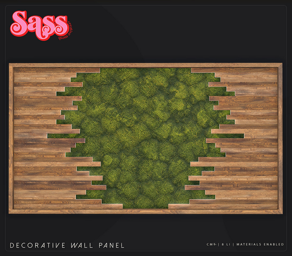 Second Life Marketplace - Sass [HD] Decorative Wall Panel