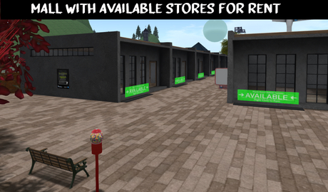 Second Life Marketplace - MALL WITH AVAILABLE STORES FOR RENT