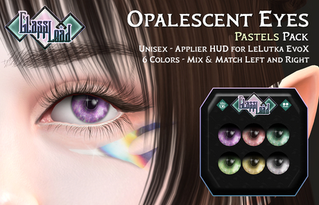Second Life Marketplace - .: GL :. Opalescent Eyes PASTELS [ Applier ...