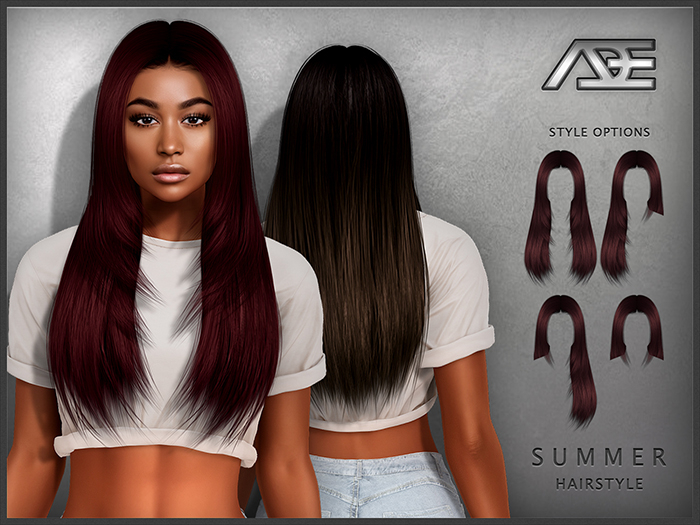 Second Life Marketplace - Ade - Summer Hairstyle (FULL PACK)