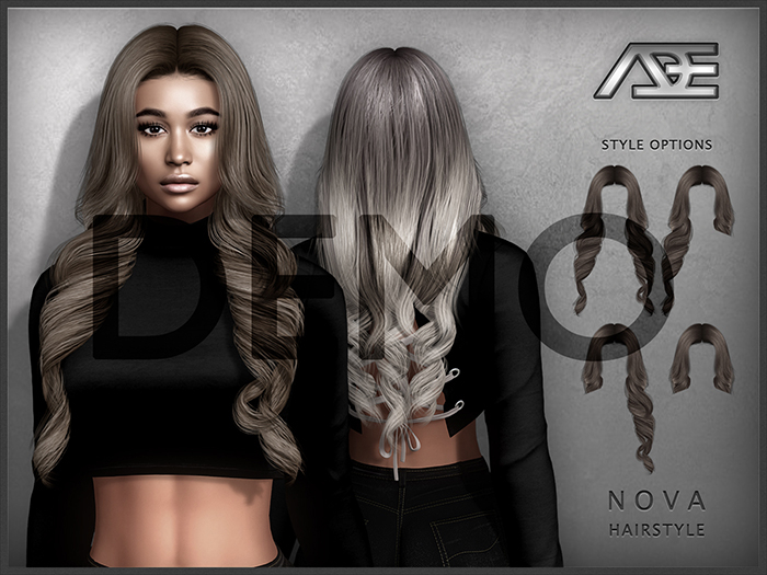 Second Life Marketplace - Ade - Nova Hairstyle (DEMO)