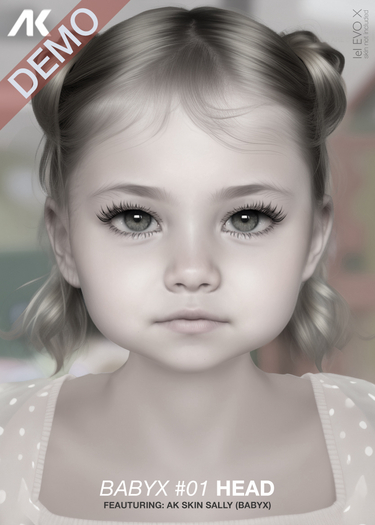 Second Life Marketplace - [AK BabyX] - Head #01 DEMO