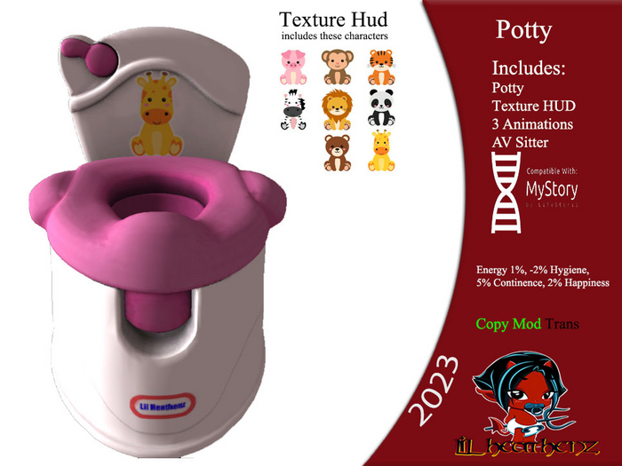 Second Life Marketplace - ~LH~Potty G (BOX)