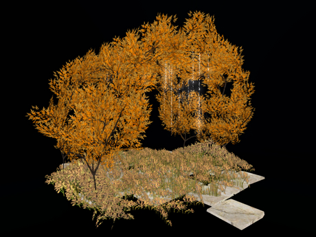 Second Life Marketplace - MC Seasonal Arch Trees Fall RESIZER