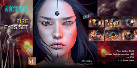 Second Life Marketplace - +ABYSSAL+ FIRE EYES DEMO