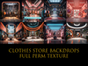 Second Life Marketplace - SATO - Clothes Store Backdrop Full Perm Textures