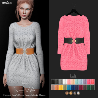 Second Life Marketplace - amias - NEVA dress pink