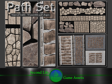 Second Life Marketplace - :D.Assets: - Path Set [ADD ME]