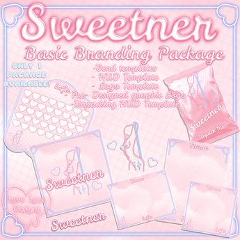 Second Life Marketplace - :LL:: !!SWEETNER BRANDING KIT!! ONE COPY ONLY!