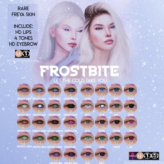 Second Life Marketplace - 6- Gloom. - Frostbite Collection - Frostbite Blind