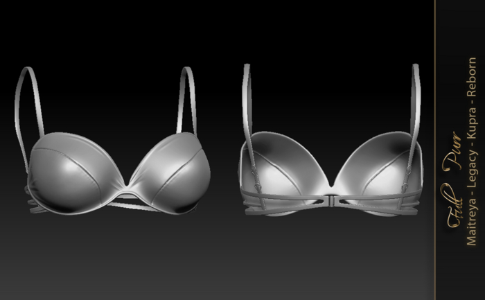 Second Life Marketplace - Fullpurr. Bra 001 DEMO - Wear me