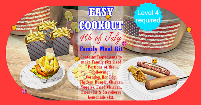 Second Life Marketplace - Freshly Made - Easy Cookout 4th of July ...