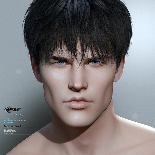 Second Life Marketplace - SAMURAI LeLUTKA EvoX BOM Skin Diesel Tone 3