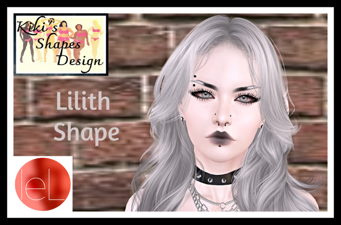 Second Life Marketplace - Lilith Shape for Lelutka EVOX Head Halle