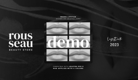 Second Life Marketplace - [ROUSSEAU] MAUDE LIPSTICK DEMO - LELUTKA EVOX