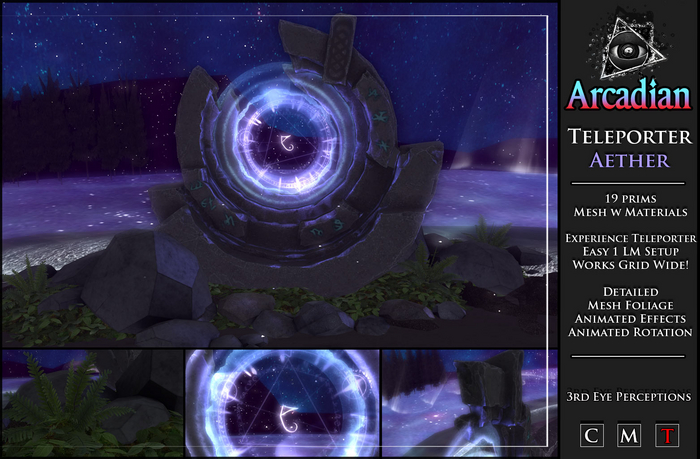 Second Life Marketplace - Arcadian Portal ( Aether ) Teleporter