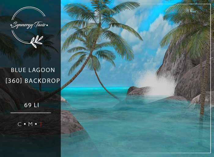 Second Life Marketplace - SYNNERGY.TAVIS//Blue Lagoon [360] Backdrop ...