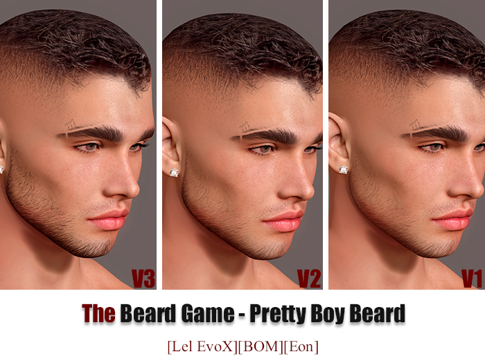 Second Life Marketplace - The Beard Game - Pretty Boy Beard