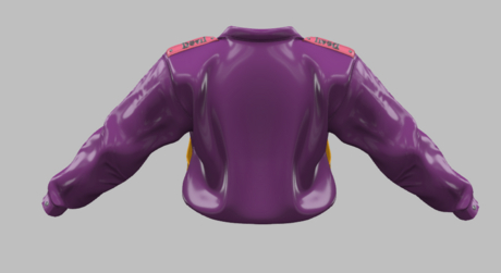 Second Life Marketplace - Vinyl Leather Jacket Devil,Zipper 18x ...