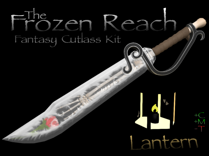 Second Life Marketplace - [Lantern] The Frozen Reach Fantasy Cutlass Kit