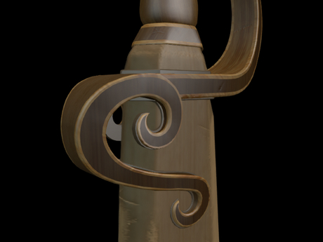 Second Life Marketplace - [Lantern] The Frozen Reach Fantasy Cutlass Kit