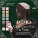 Second Life Marketplace - Grasshopper St Crescent Cap & Veil DEMO