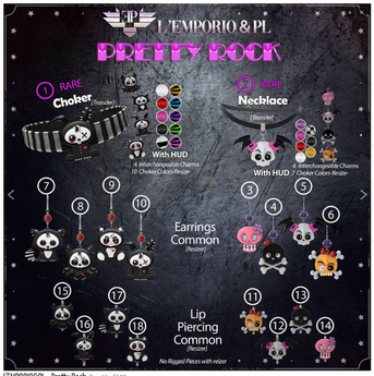 Second Life Marketplace - L'Emporio&PL -Pretty Rock ( 2 / 6 / 11 )