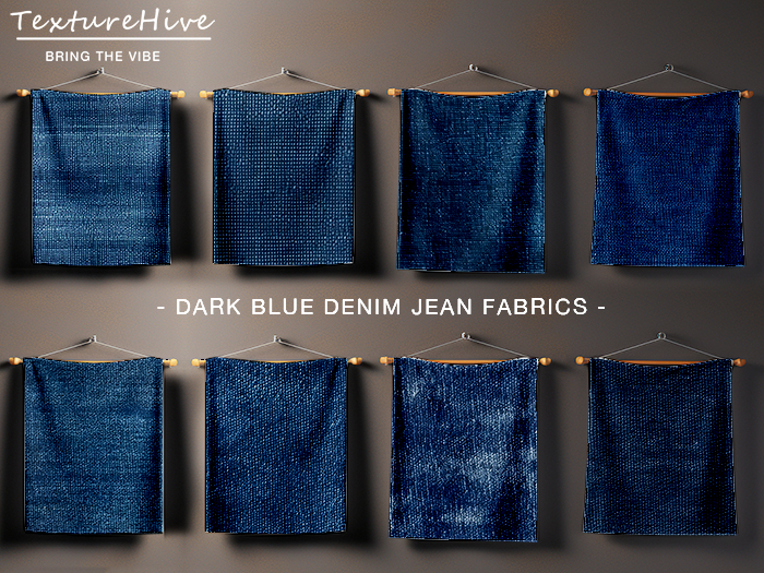 Second Life Marketplace - Dark Blue Denim Jean - 8 textures - FULL PERM